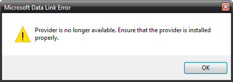 Add an ADO Database Data Source